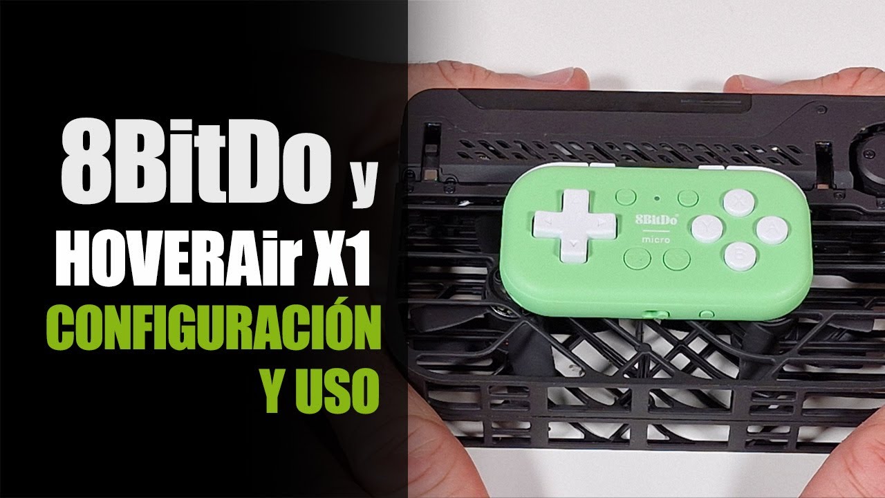 Mando 8BitDo MICRO para HOVERAir X1 | Configuración y uso - YouTube