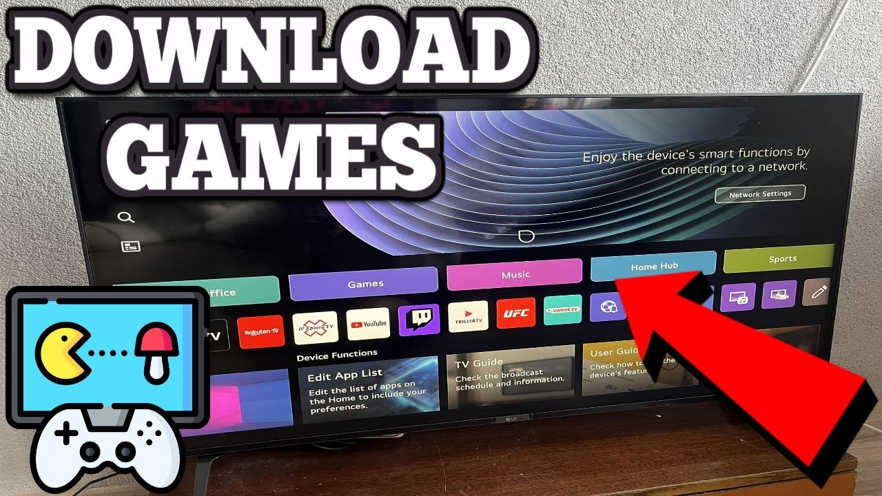 How To Download Games On LG Smart TV - YouTube