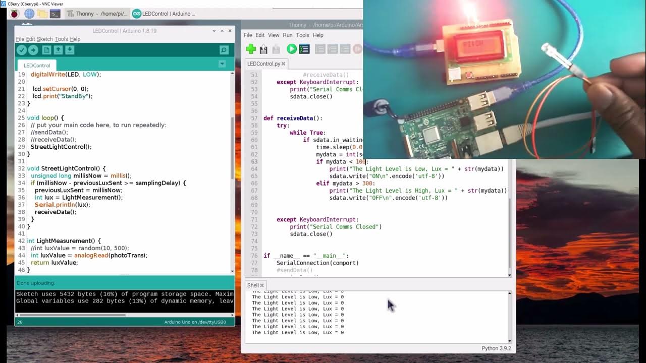 2. Raspberry PI Arduino - Street Light Control Application - Part 2 - YouTube