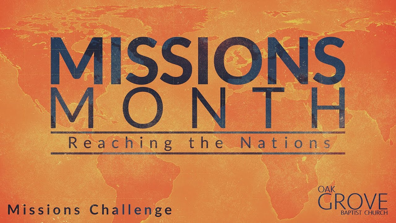 Missions Month: Missions Challenge - YouTube