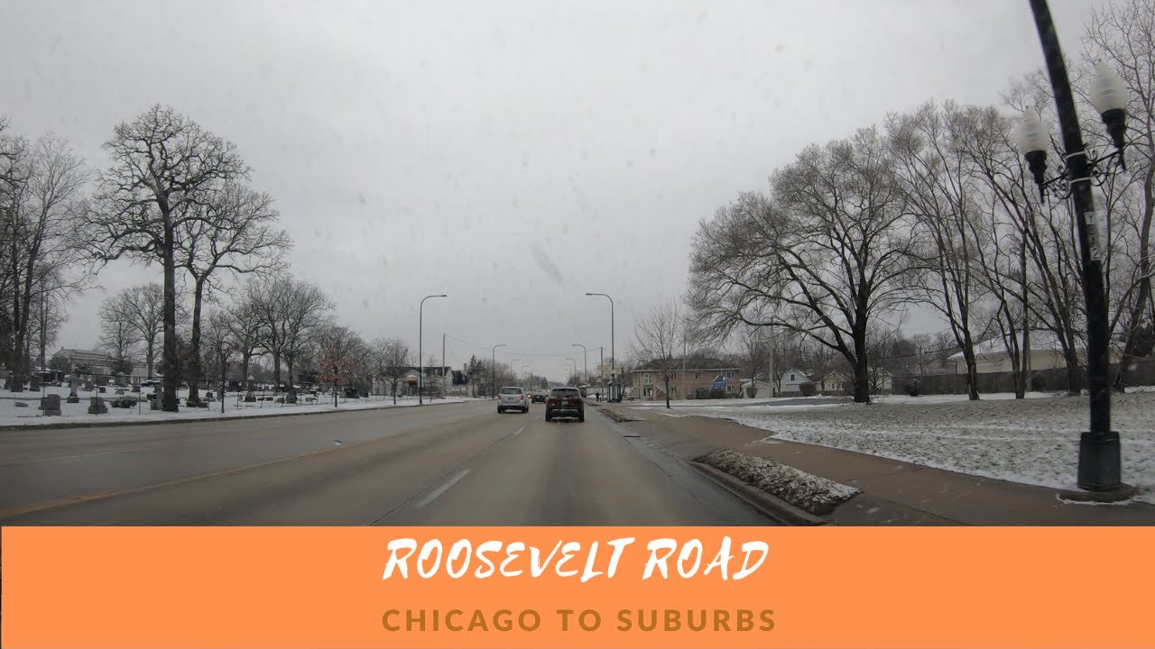 Chicago Downtown to Suburbs - Roosevelt Road - YouTube