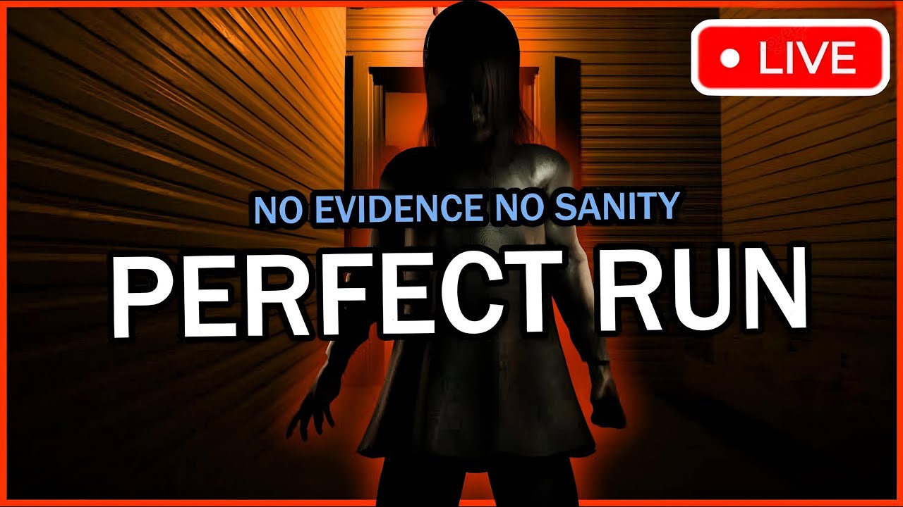 NO EVIDENCE NO MISTAKES THE PERFECT RUN! 👻 | PHASMOPHOBIA LIVE 🔴 - YouTube