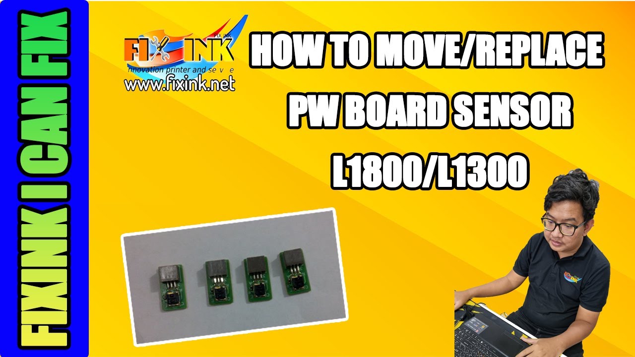 Fixink I Can Fix EP.1 How To move/replace PW sensor L1800/L1300 - YouTube