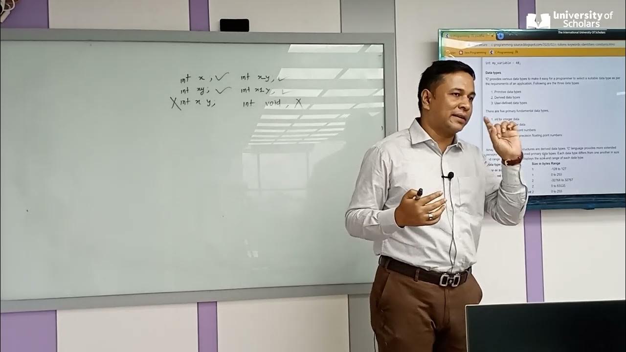 Structured Programming Language |Lecture-1|CSE | Md. Ahsan Arif| University of Scholars - YouTube