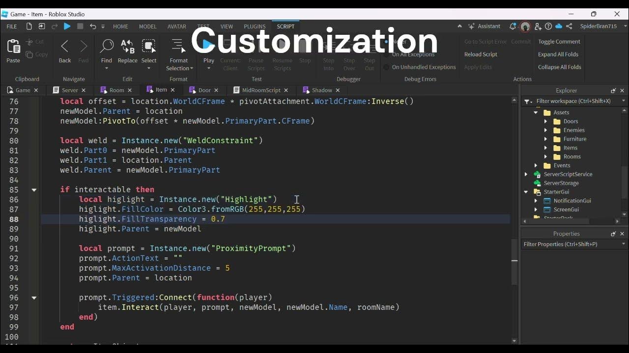 Gnomecode Doors ep.10 addon (fixing highlights) - YouTube