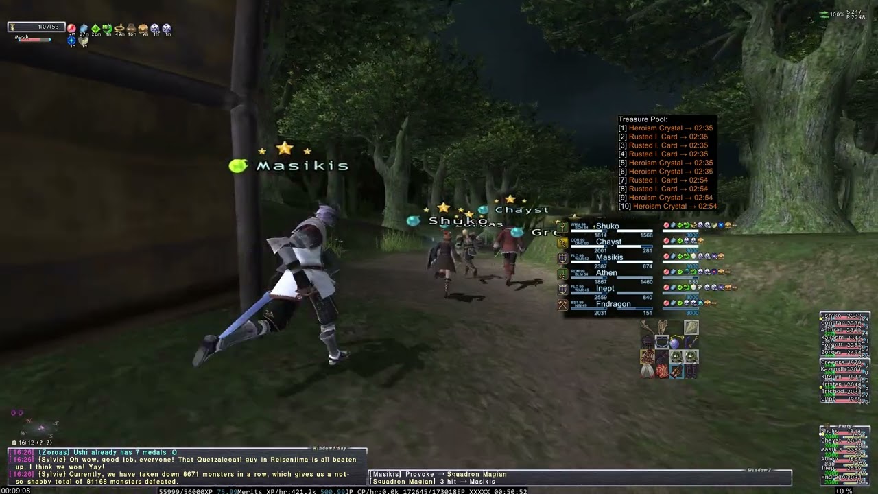 FFXI Dynamis D Windurst T1-3 Statue Crusher Farm - YouTube