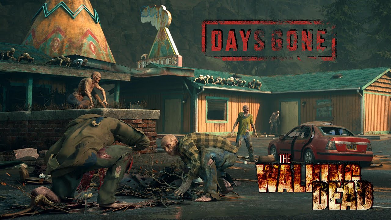 Days Gone - The Walking Dead Daryl & Merle Dixon Walker Zombie ...