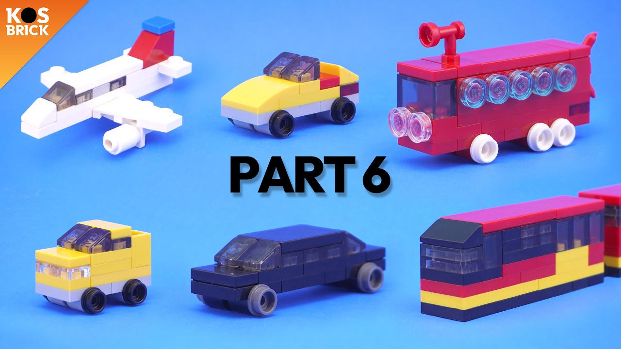 Lego City Mini Vehicles - Part 6 (Tutorial) - YouTube