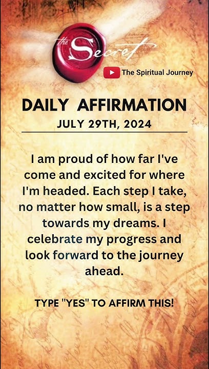 July 29th - Morning Affirmation | Morning Affirmations | Affirmations ...