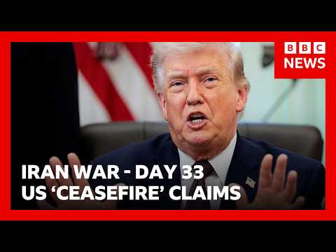 Iran denies Trump's claim it requested ceasefire | BBC News