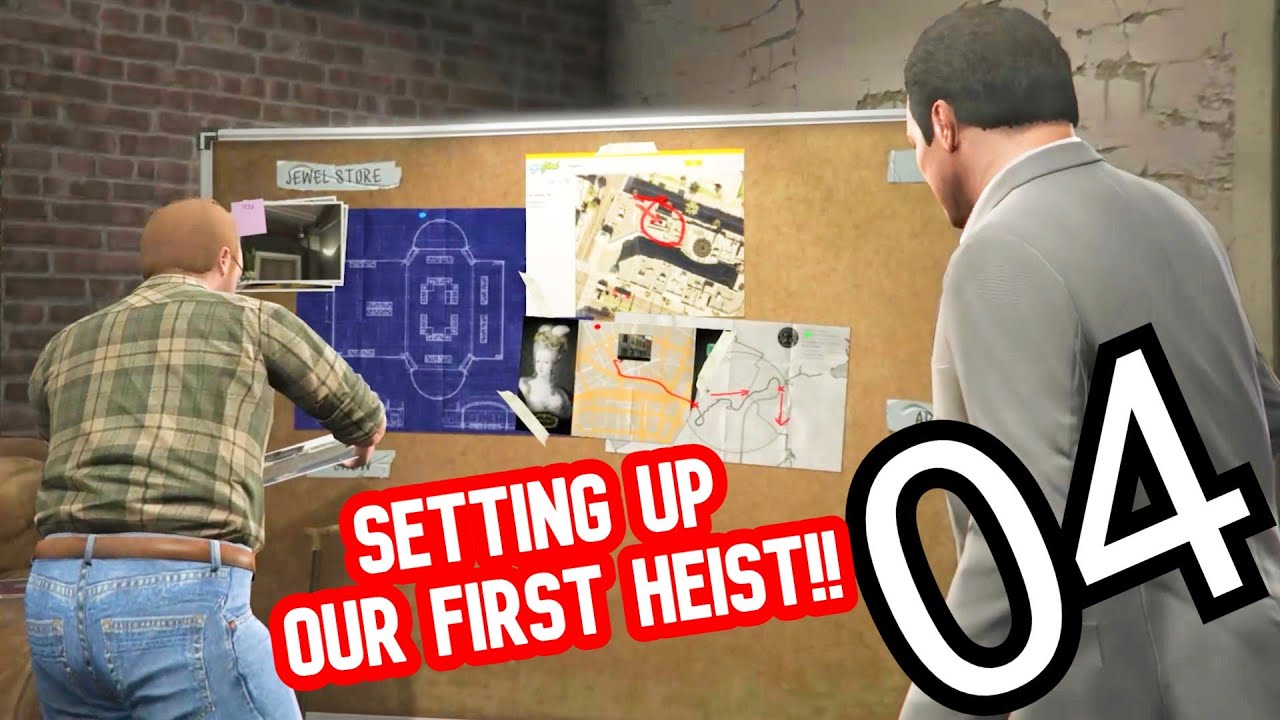 GTA 5 Part 4 - DOING OUR FIRST HEIST SET UP WITH LESTER! (2021 Story ...