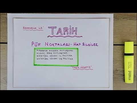 KPSS TARİH PÜF NOKTALARI - HAP BİLGİLER 4 - ERKAN AYRANCI (2022)