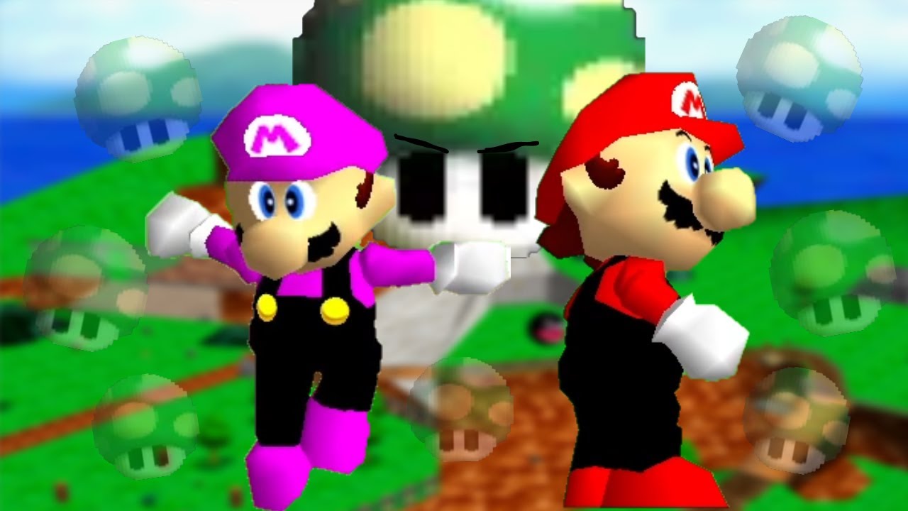 2 Runners vs 1Up Mushroom - Mario 64 Hunters - YouTube