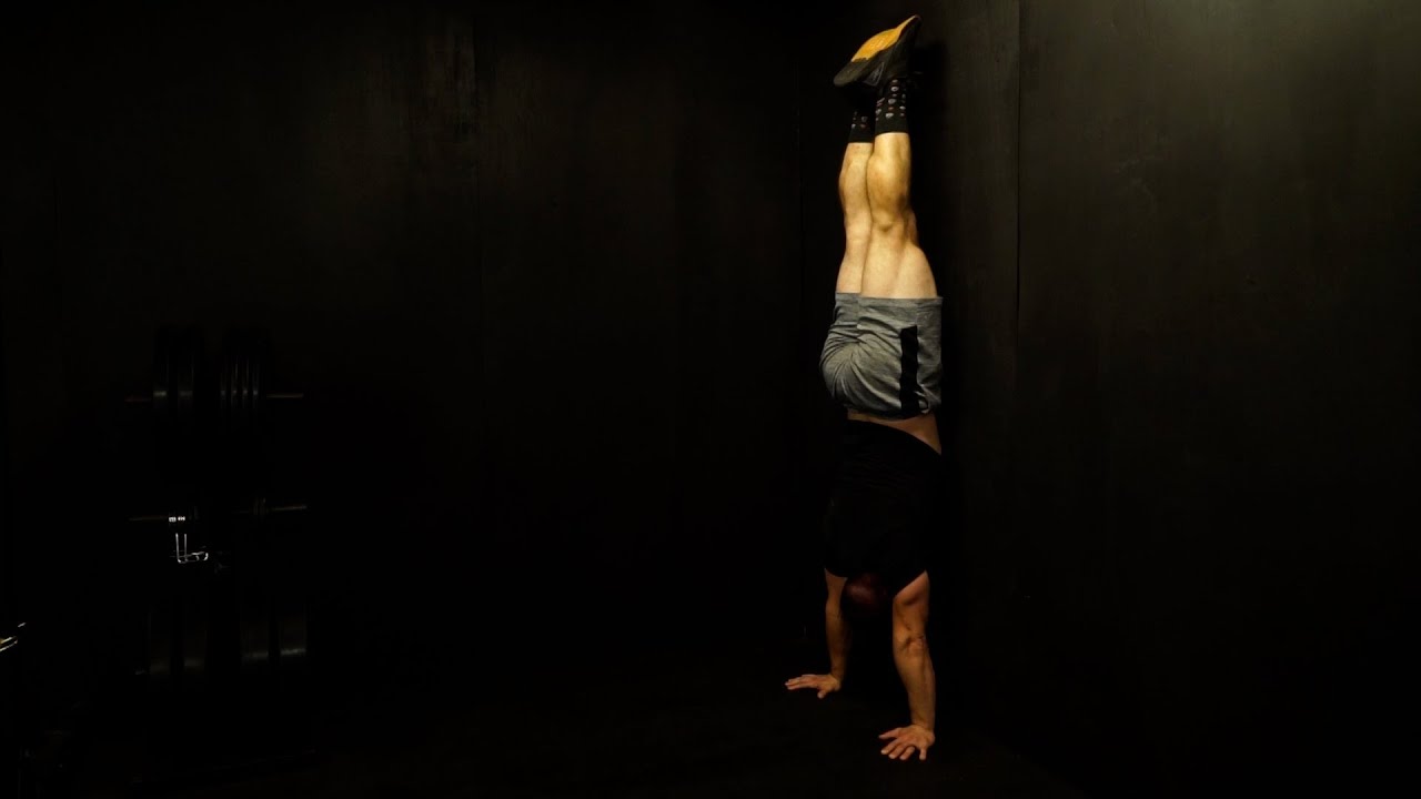 Chest Only Wall Facing Handstand Hold Youtube