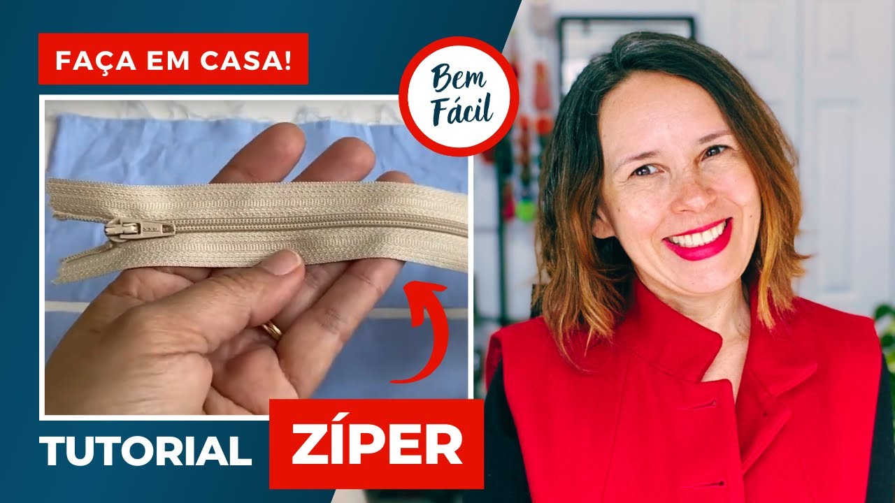 Como Colocar ZÍPER PERFEITO em Poucos Minutos - YouTube
