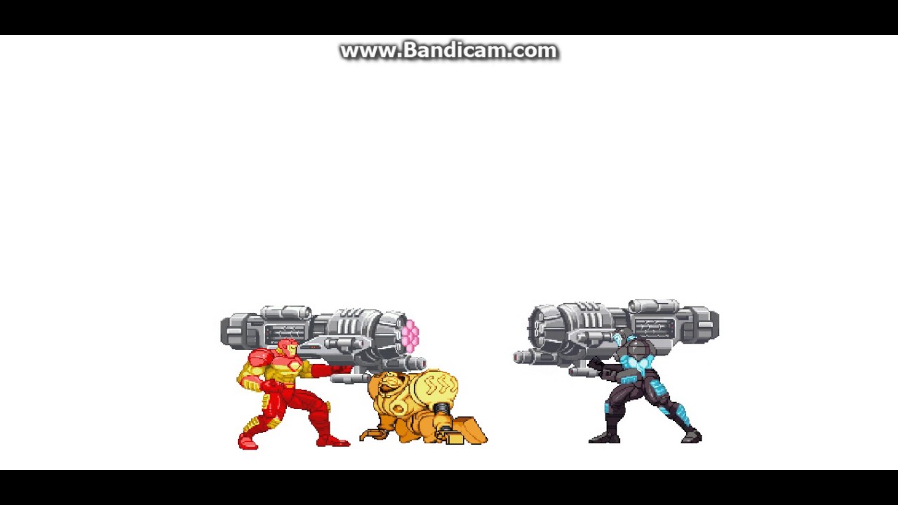 Iron Man and War Machine Vs Phobos Sprite Animation - YouTube