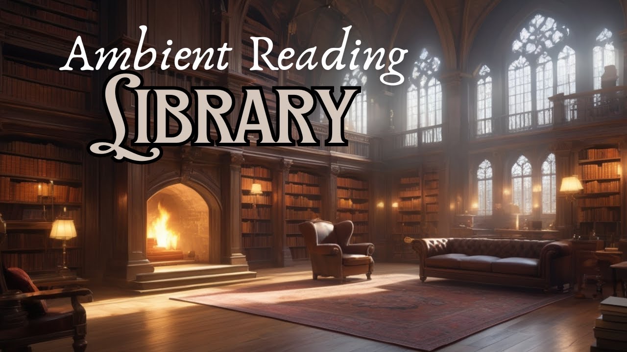 Enchanted Library Ambience | Calming Music for Reading & Relaxation ...