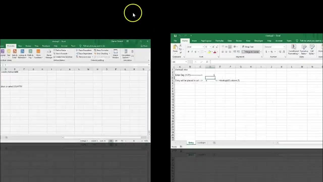 Table Lookups (Part 1 VLOOKUP a first look) - YouTube