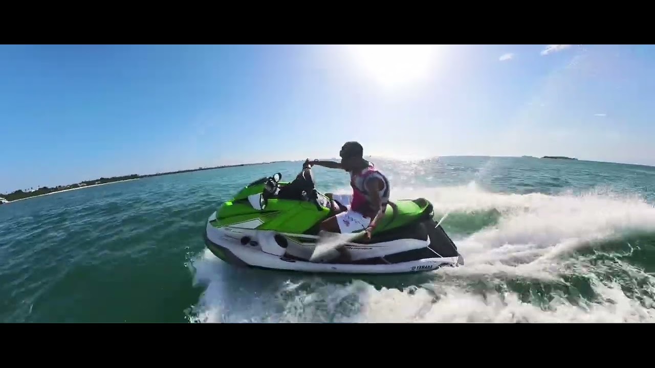 Hot day jet ski ride insta 360 X3 - YouTube