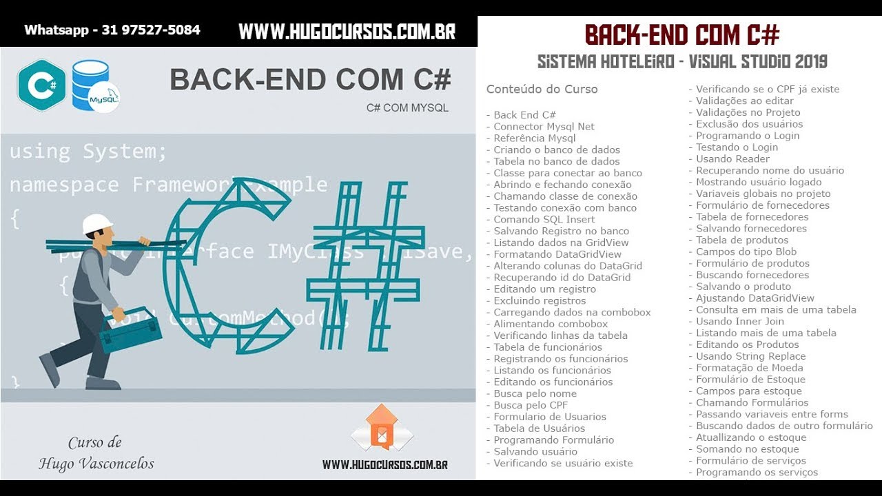 Desenvolvedor Back End C Aula 01 C Com Mysql Youtube