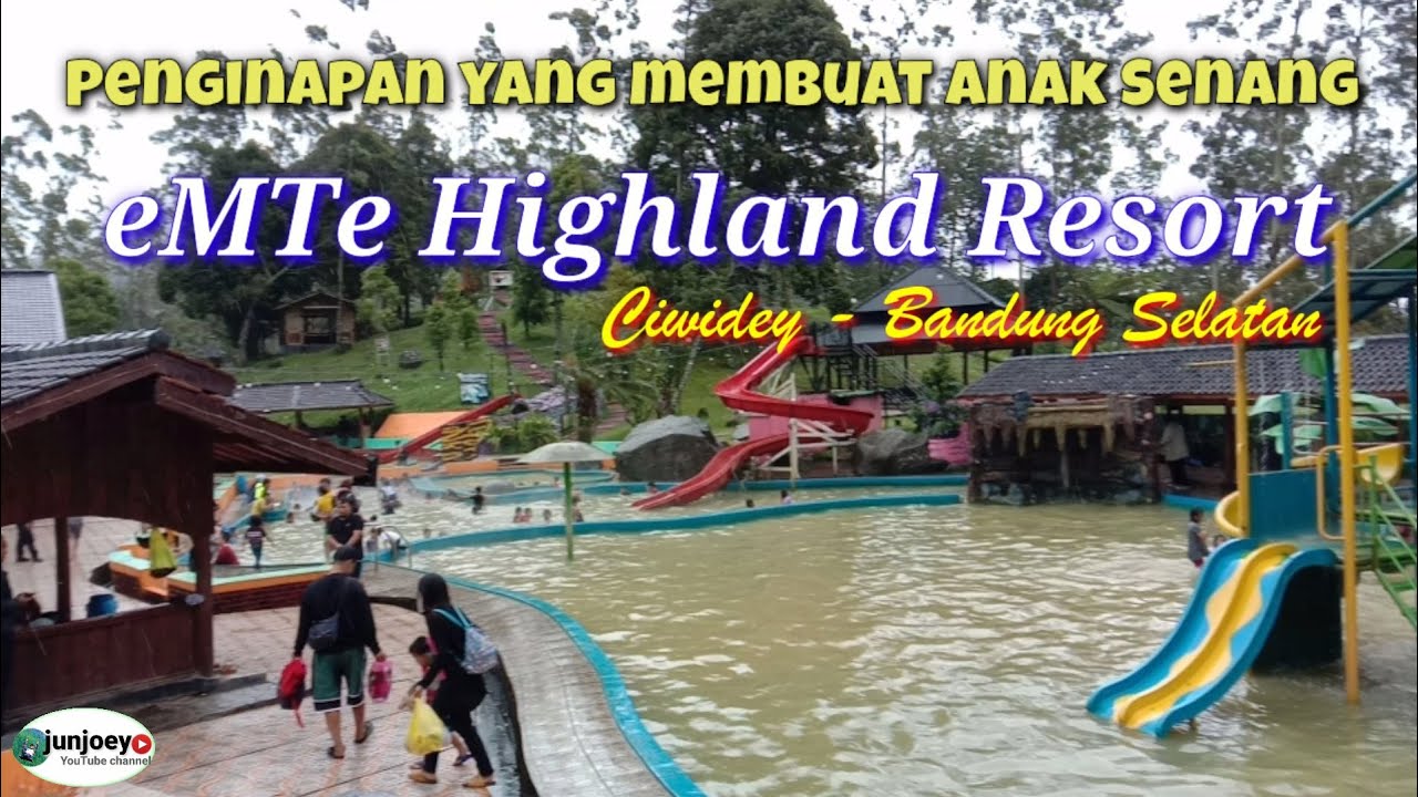Fasilitas lengkap & Dinginnya poll di eMTe Highland Resort - Ciwidey ...