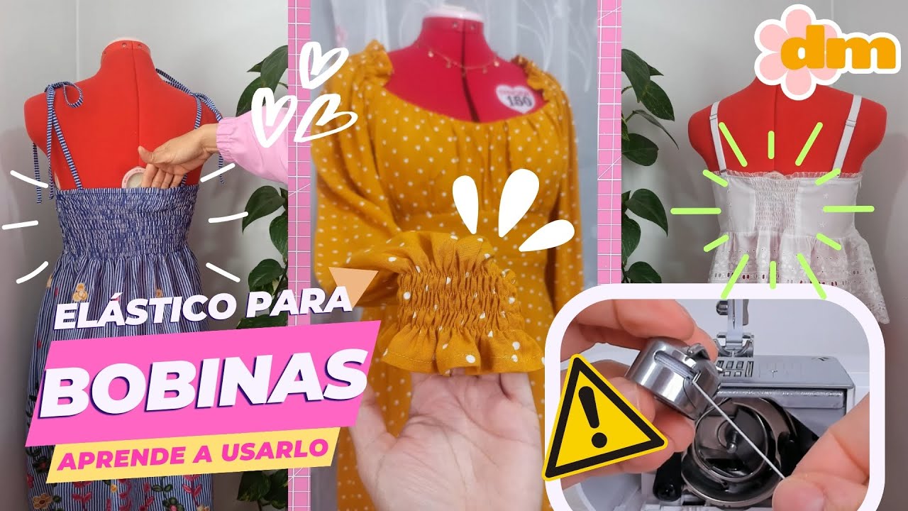 Aprende a USAR el Hilo Elástico especial para BOBINAS: Tutorial Paso a Paso para un Acabado ...