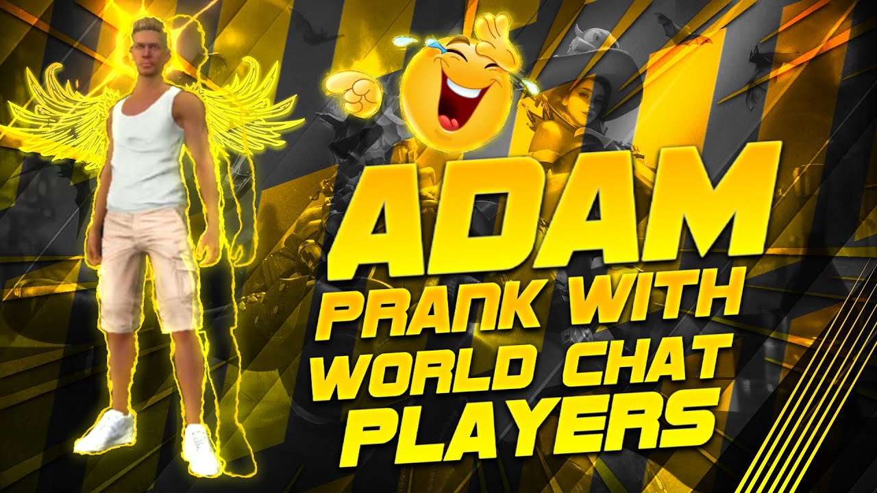 Richest Adam Prank With Random Players 😂 I Walk Like Adam,I Talk Like ...