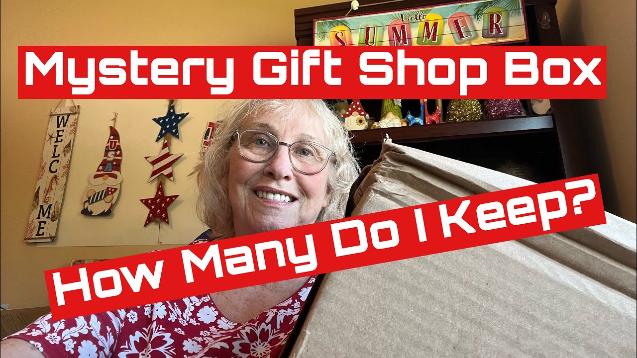 MYSTERY GIFT SHOP BOX - Several usable products that I can make use of ...