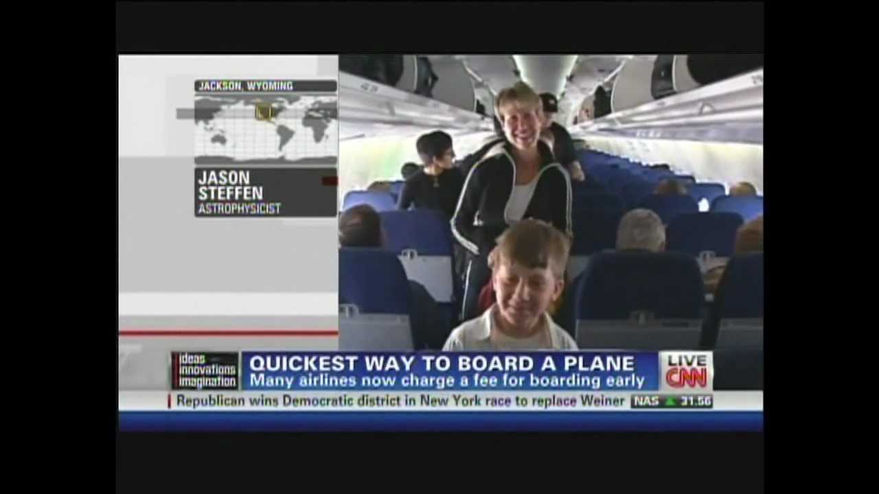 Quickest way to board a plane (September 14, 2011) - YouTube