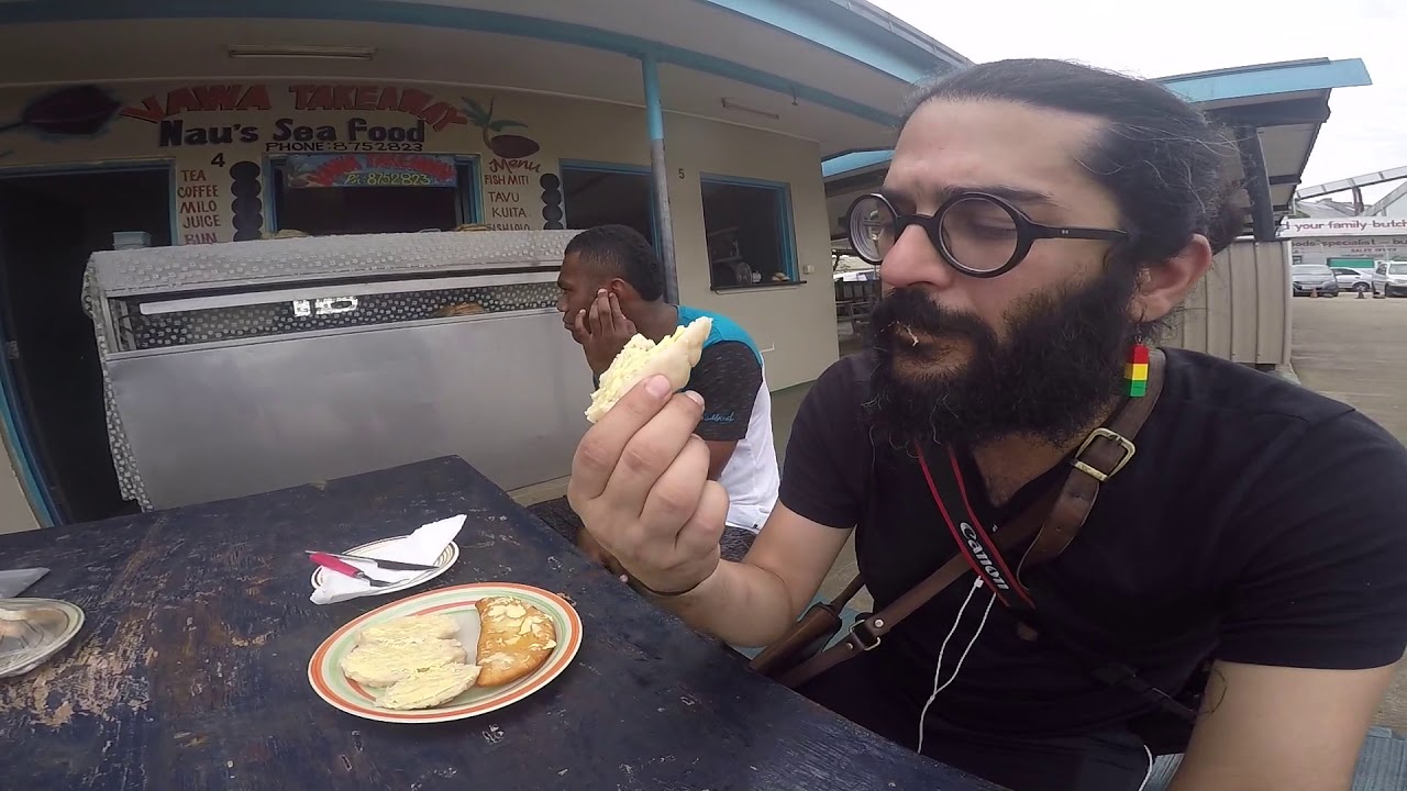 Loloban and Babakau - Fijian breakfast - Local food at Lautoka port ...