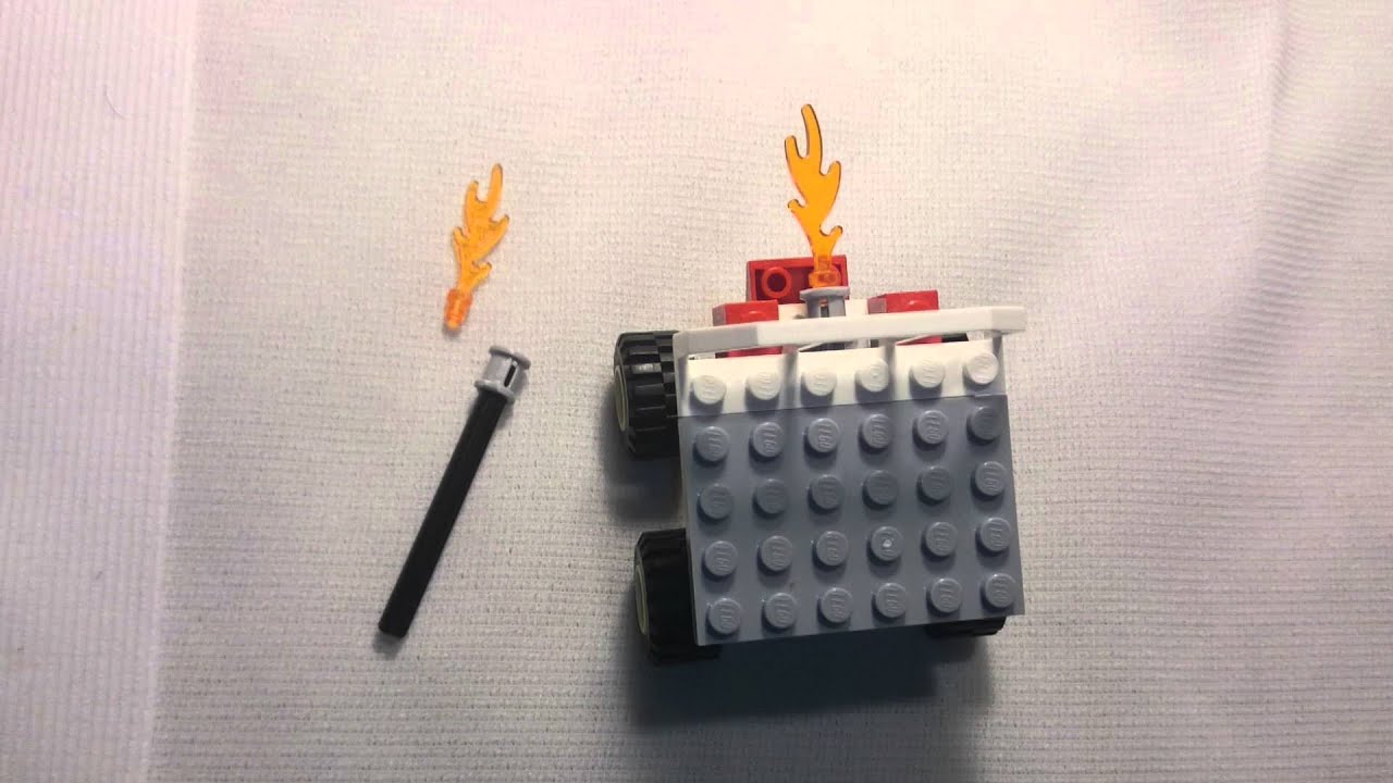 Lego MOC: Flick Fire Missile Water/Fire Blaster - YouTube