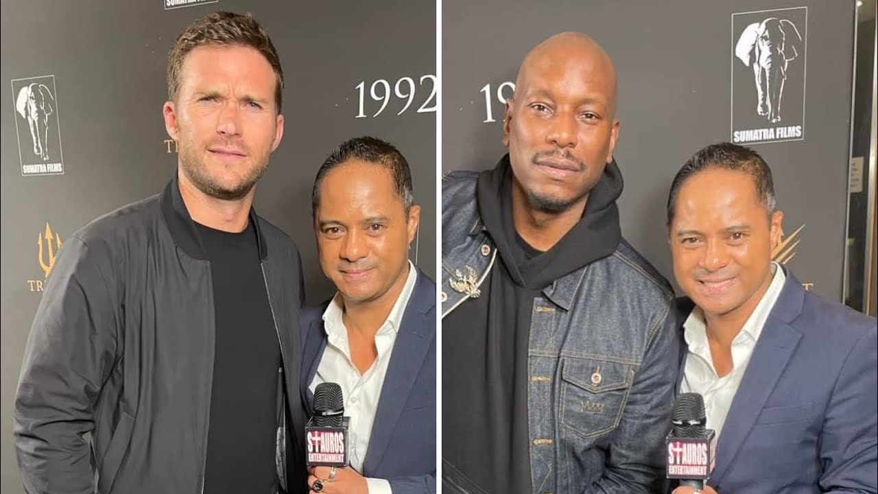 SCOTT EASTWOOD & TYRESE GIBSON w/ TYRONE TANN- “1992” Special Movie ...