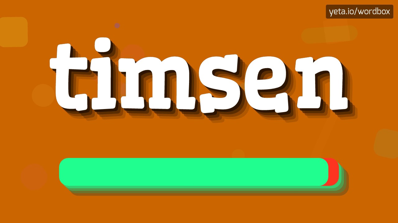 TIMSEN - HOW TO PRONOUNCE IT!? - YouTube