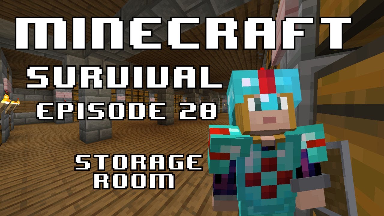Minecraft Vanilla Survival - Episode 20 - The Storage Room! (Castle Pt ...