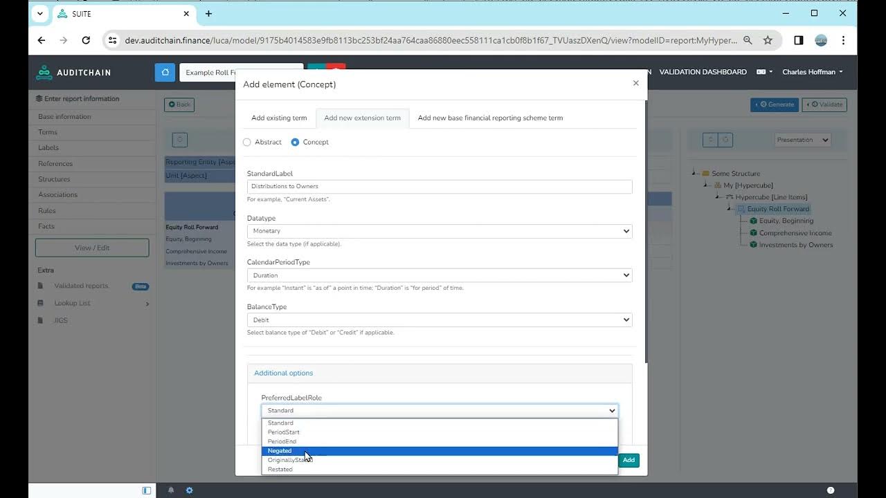 Create Roll Forward - YouTube