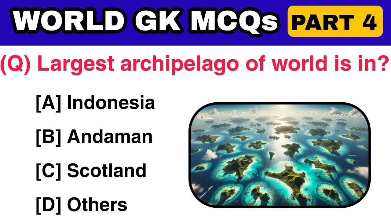 World General Knowledge Questions and Answers • World GK MCQs • Part 4 ...