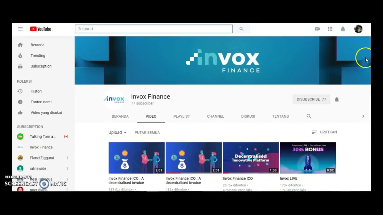 Invox Sosial Media - The Invox Finance Platform - YouTube