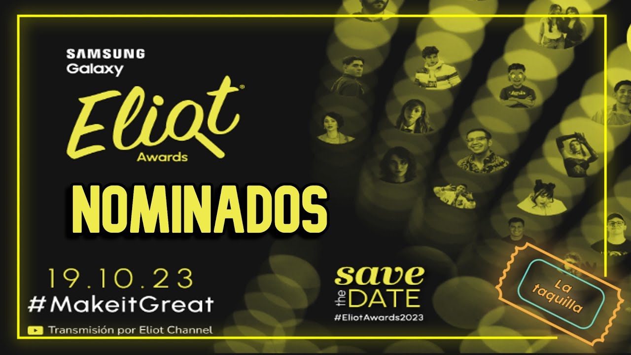 Lista completa de los nominados a los Eliot Awards 2023 - YouTube