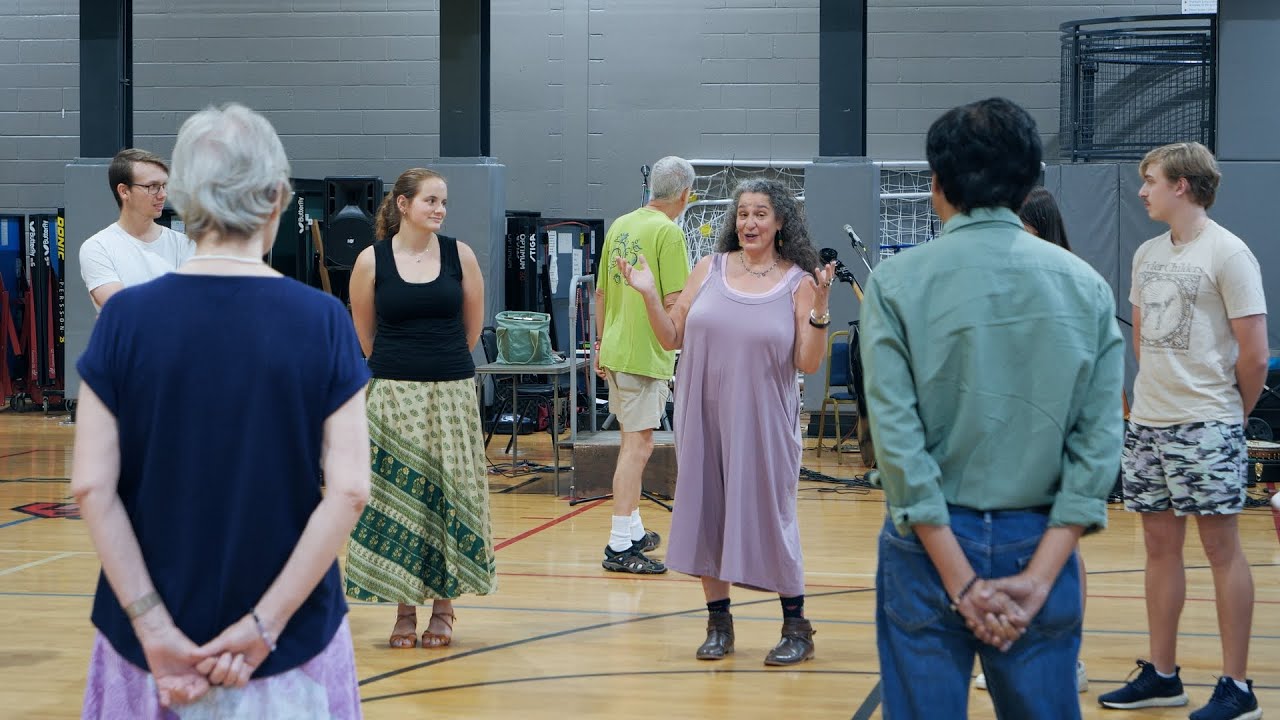 Atlanta Contra Dance - Beginner's Lesson with Penelope Weinberger - YouTube