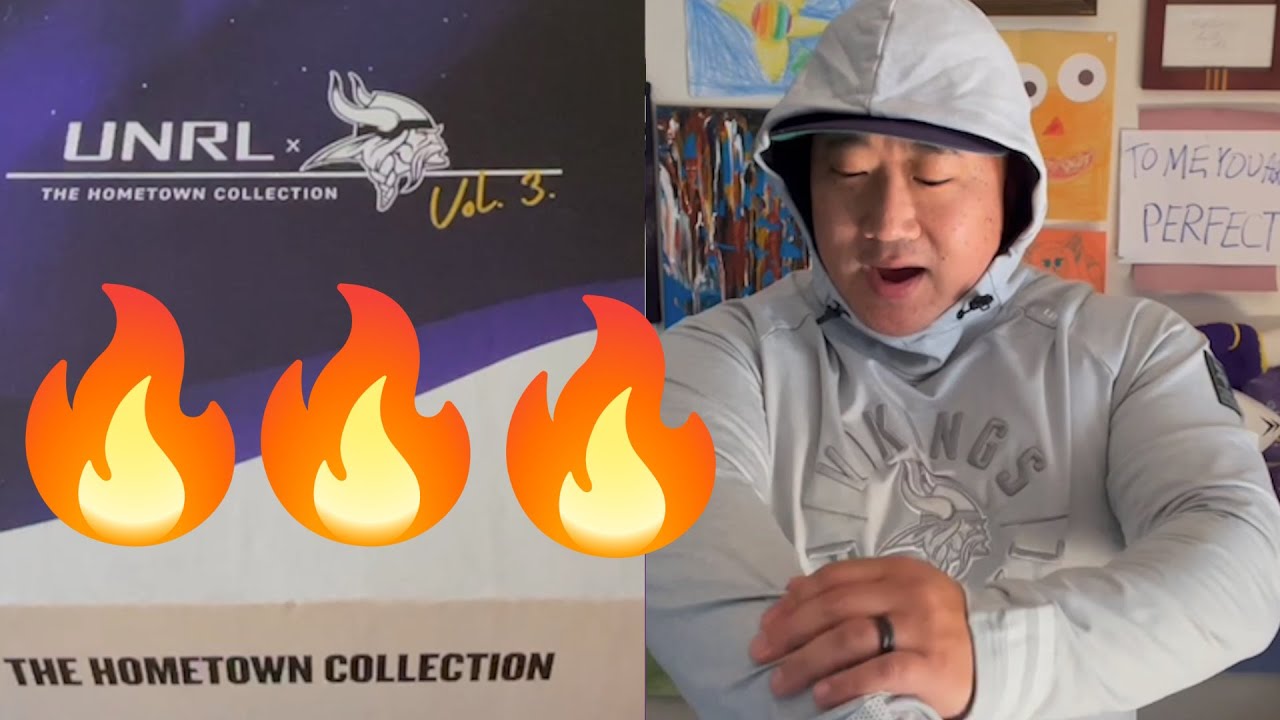 Unboxing UNRL x Minnesota Vikings Crossover Hoodie No.4 👀🔥 - YouTube