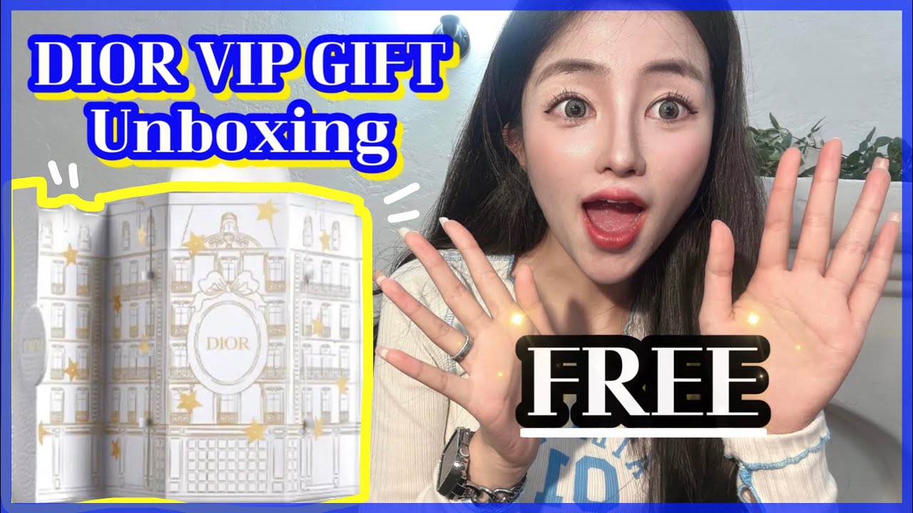 🇺🇸ENG) 2023 Dior Beauty VIP FREE GIFT for gold | Unboxing | Advent ...