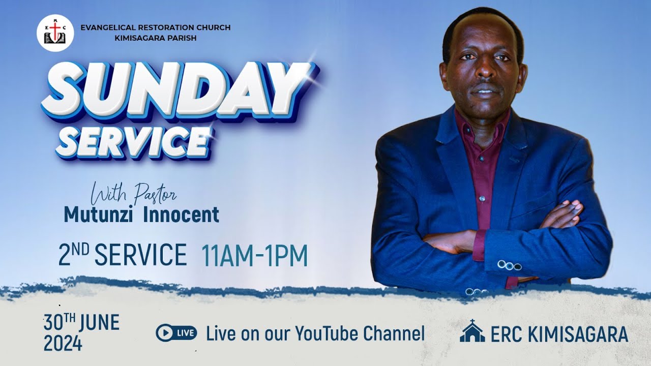 SUNDAY 2nd SERVICE 30/06/2024 WITH Pastor MUTUNZI Innocent - YouTube