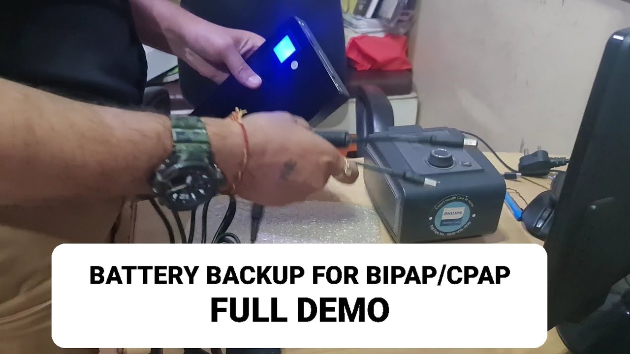 BATTERY FOR BiPAP /CPAP FULL DEMO - YouTube