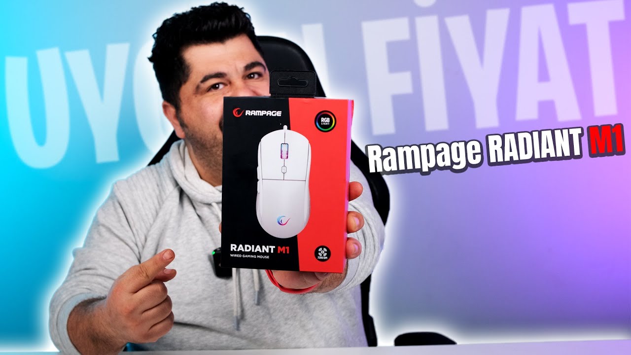 500 TL Altı Oyuncu Faresi mi Arıyorsun? Rampage Radiant M1 RGB Tam Sana ...