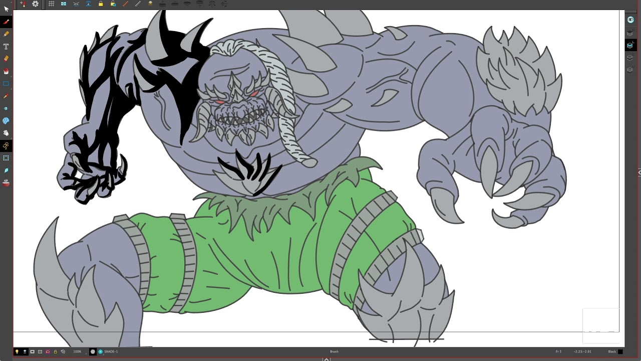 HOW TO DRAW: DOOMSDAY PT 4 - YouTube