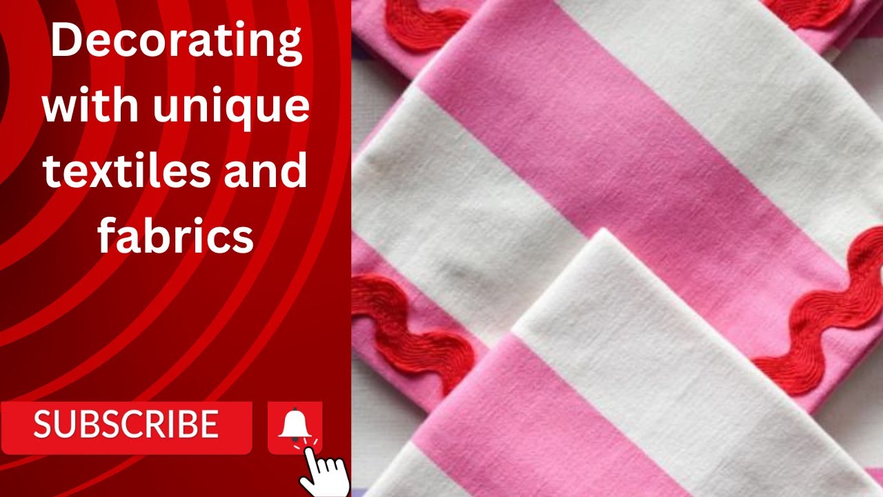 Decorating with unique textiles and fabrics write 20 point HD video ...