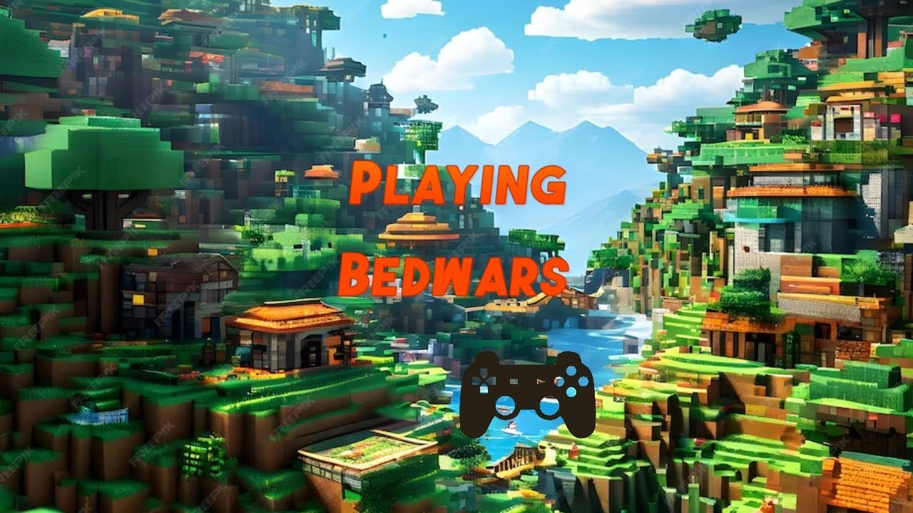 playing Bedwars|on cube craft server - YouTube