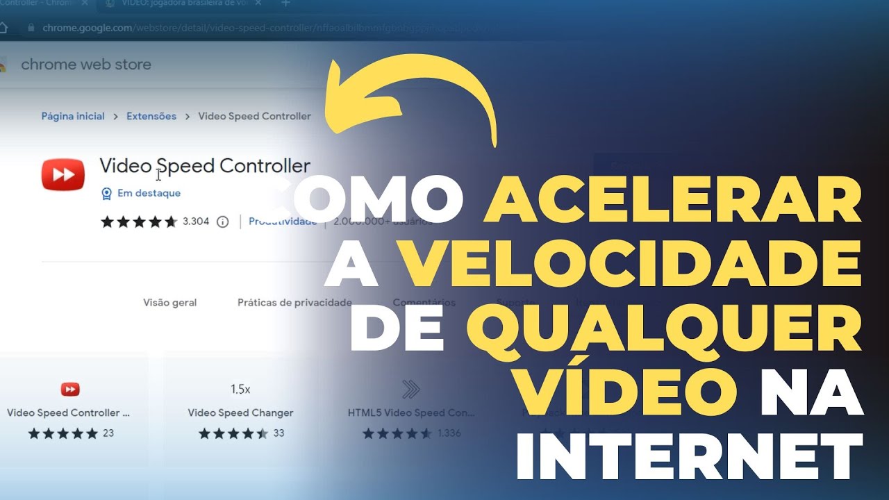 Como Assistir Vídeos no Youtube ou qualquer Vídeo na Internet Até 4x ...