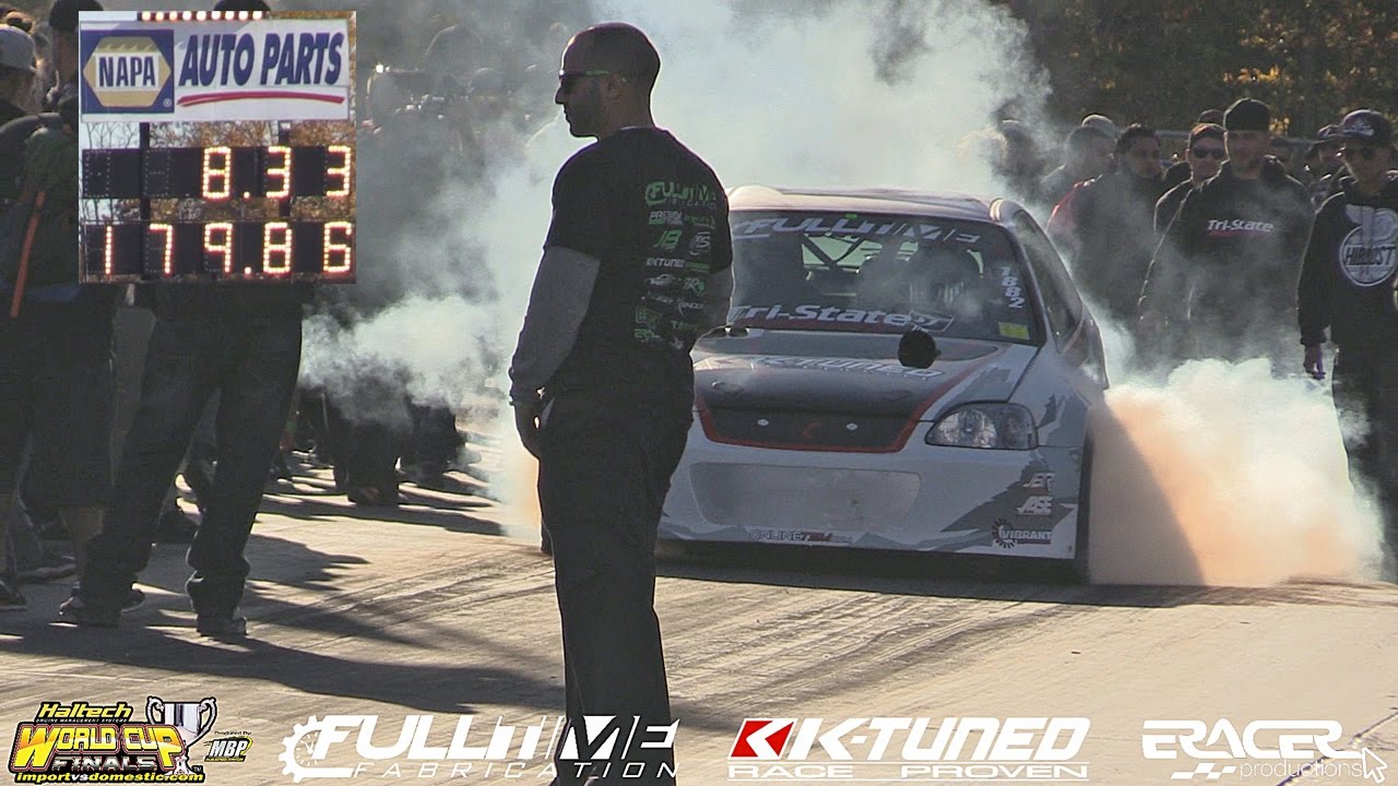 Fastguy Racing 1100hp K-Tuned Civic 8.33 @ 181 | WCF - Import vs ...