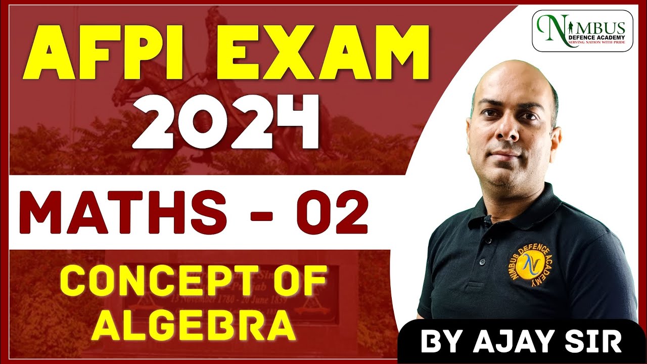 AFPI 2024 Exam II Mathematics II Algebra 02 - YouTube